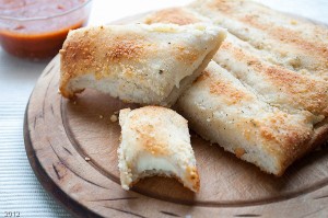 Easy Cheese Stuffed Bread Sticks
